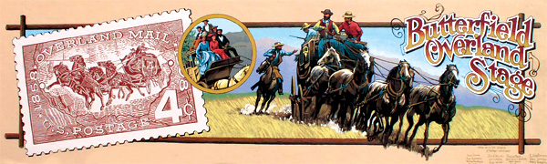 Butterfield Overland Stage Mural